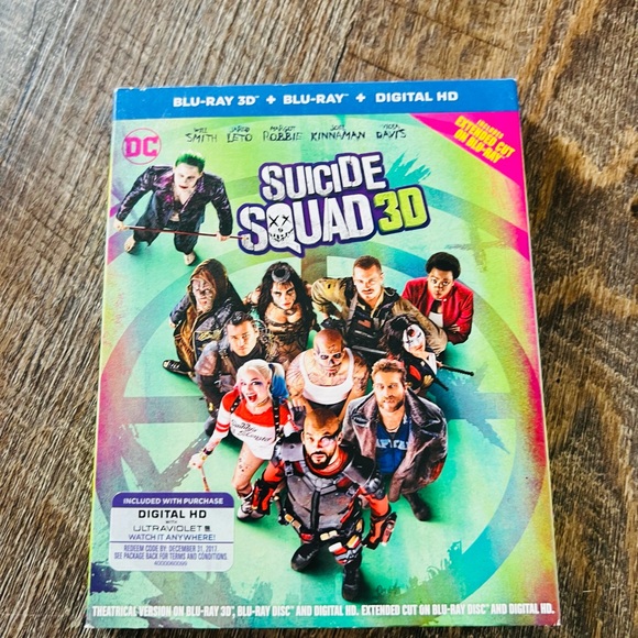Media | Sealedunopenednew Suicide Squad 3d Bluray And Digital Hd | Poshmark